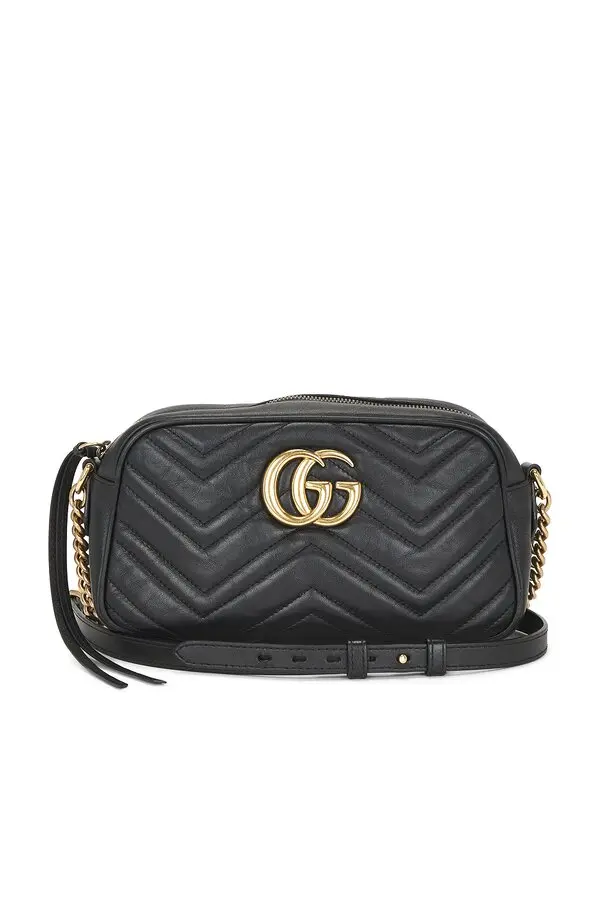 Gucci Gg Marmont Shoulder Bag - Black