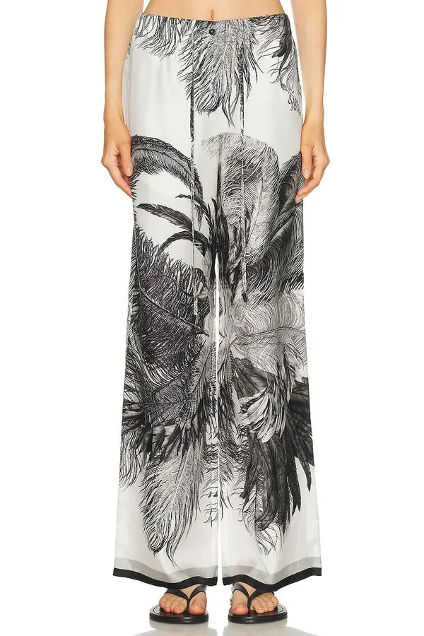 Attico Feather Print Pant