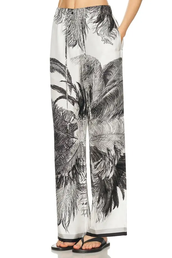 Attico Feather Print Pant