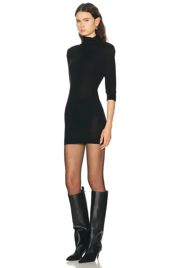 Attico Light Wool Mini Dress
