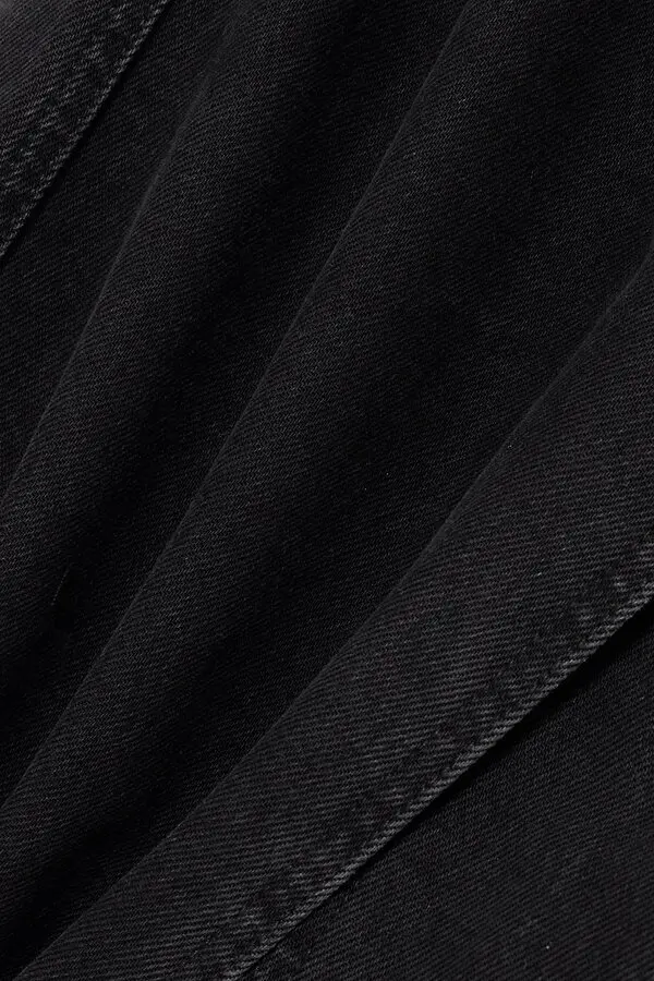 Loulou De Saison Denim Midi Skirt - Black