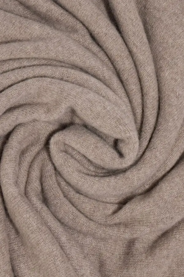 Naadam Cashmere Throw - Mushroom