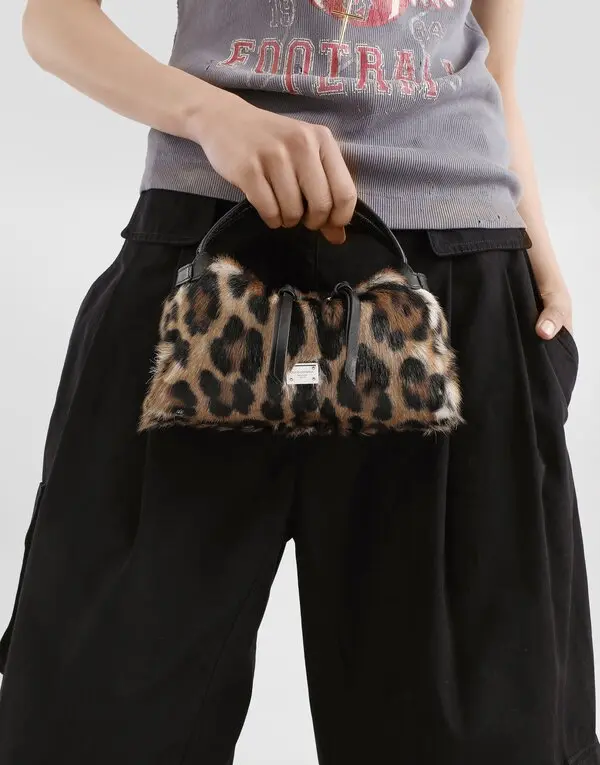 Dolce & Gabbana Leopard- Vittoria Handbag