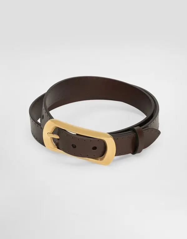 Dolce & Gabbana Tempesta Calfskin Belt