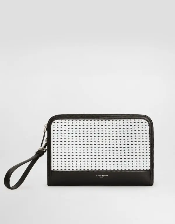 Dolce & Gabbana Atene Plongé Calfskin Clutch - Multicolor