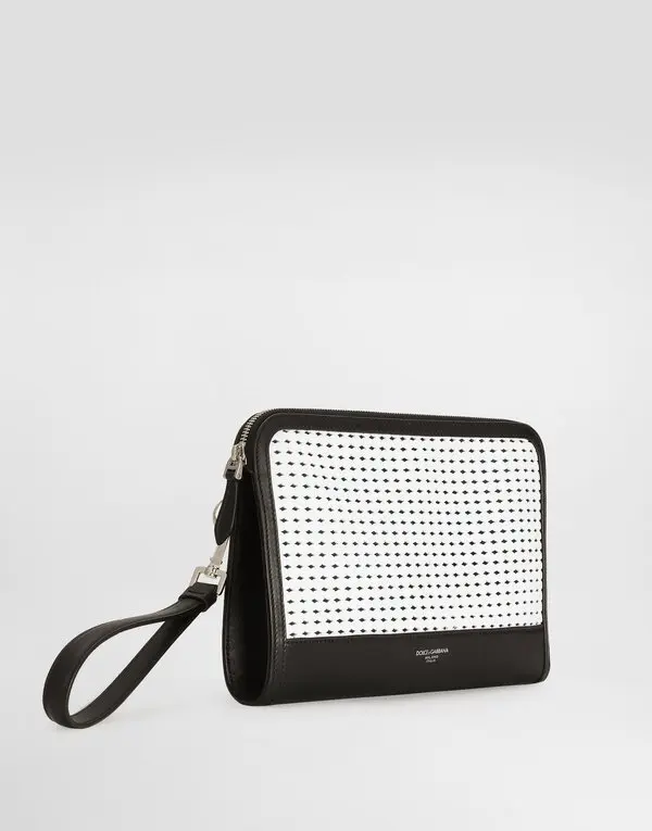 Dolce & Gabbana Atene Plongé Calfskin Clutch