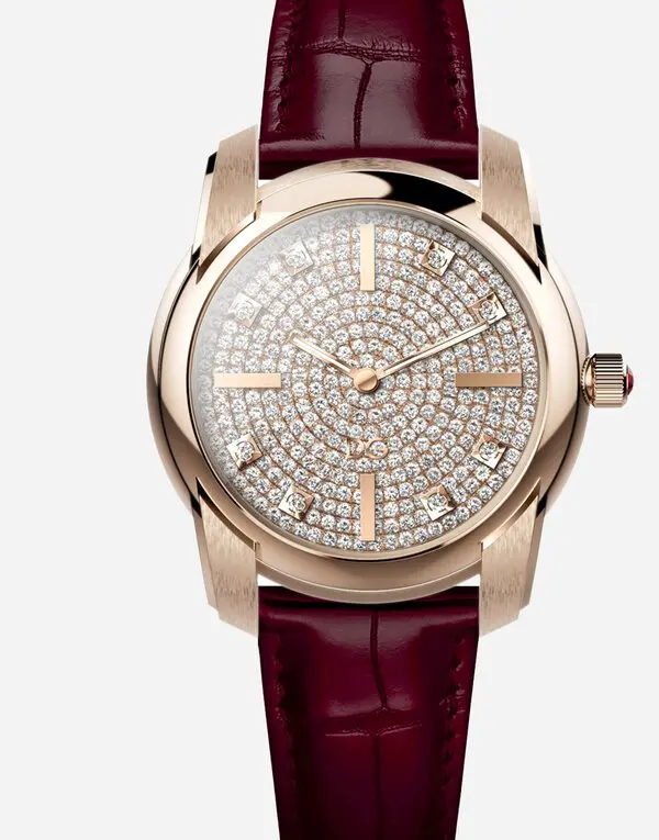Dolce & Gabbana Dg7 Pavé Gold Watch