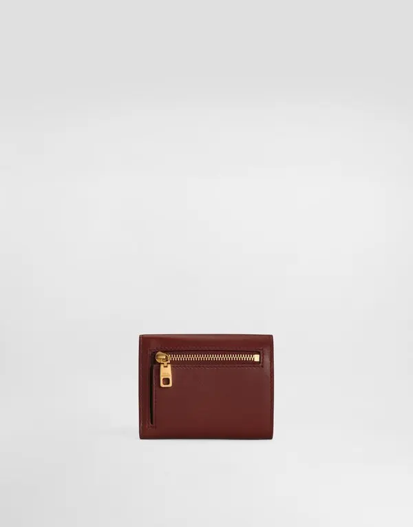 Dolce & Gabbana Plongé Calfskin Wallet - Bordeaux