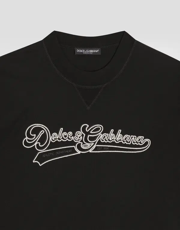 Dolce & Gabbana Cotton T-shirt With Embroidery