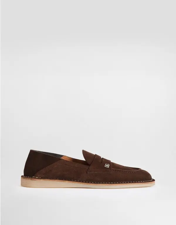 Dolce & Gabbana Reversed Calfskin Slipper - Brown