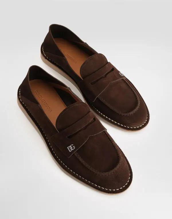 Dolce & Gabbana Reversed Calfskin Slipper - Brown