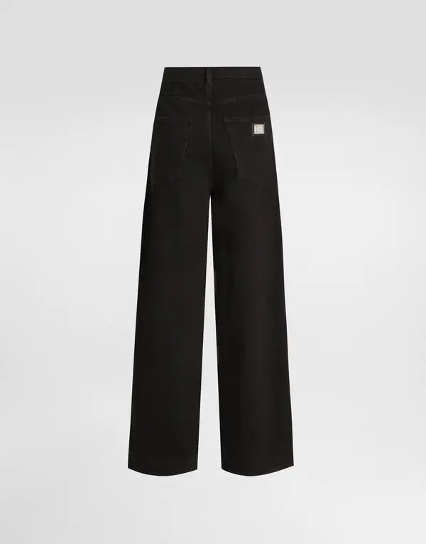 Dolce & Gabbana 5-pocket Oversized Denim Trousers - Multicolor