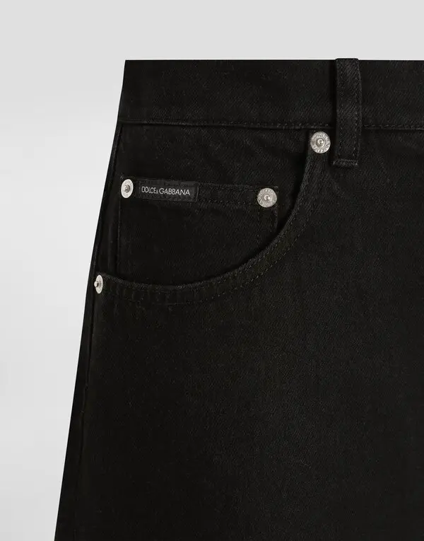 Dolce & Gabbana 5-pocket Oversized Denim Trousers - Multicolor