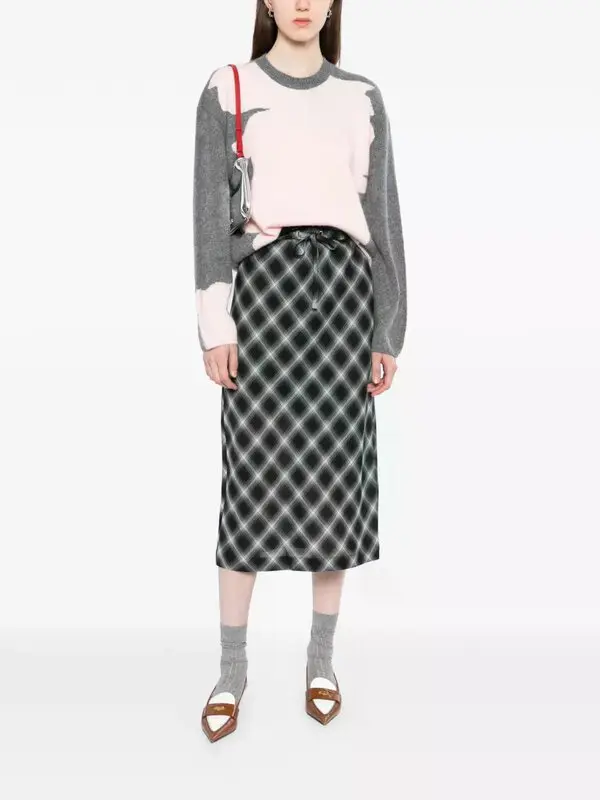 LESS Jacquard Pullover Sweater