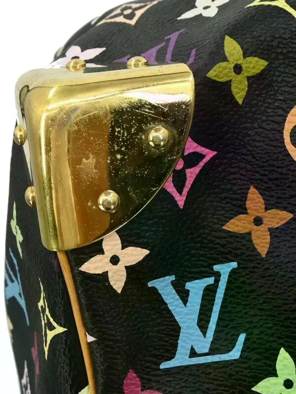 LOUIS VUITTON X Takashi Murakami 2003 45 Keepall Tote Bag - Black