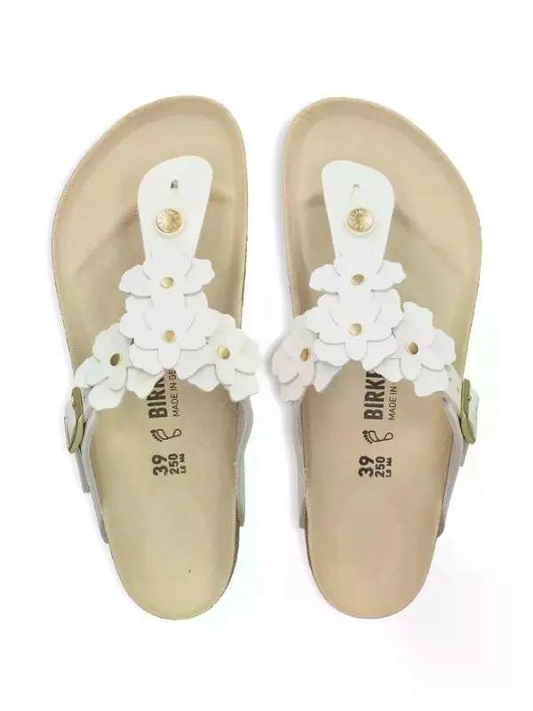 BIRKENSTOCK Gizeh Flower Appliqué Sandals