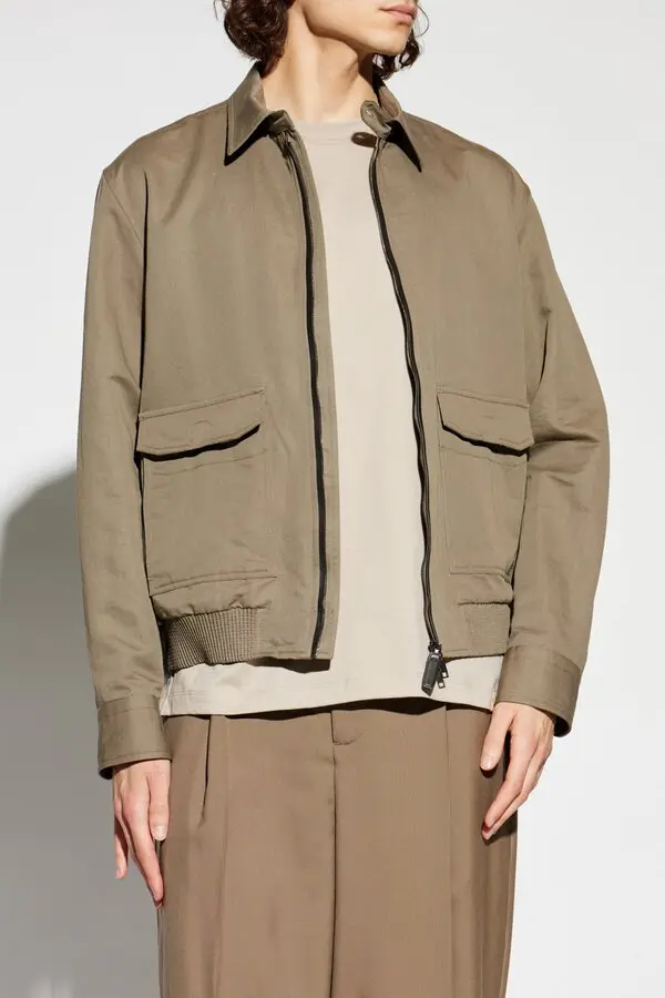 Brioni Lightweight Jacket With Pockets - Green