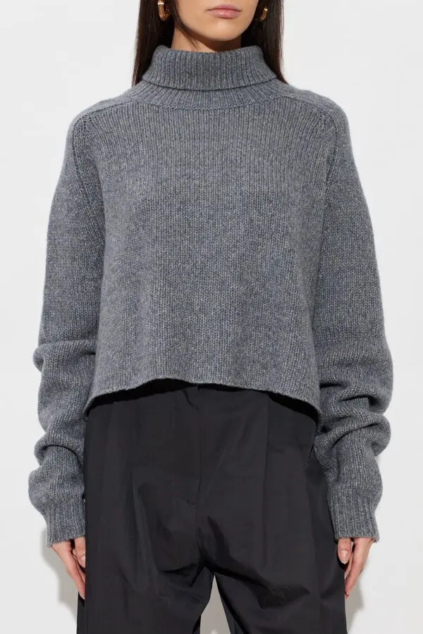 LISA YANG Cathie Turtleneck Sweater - Grey
