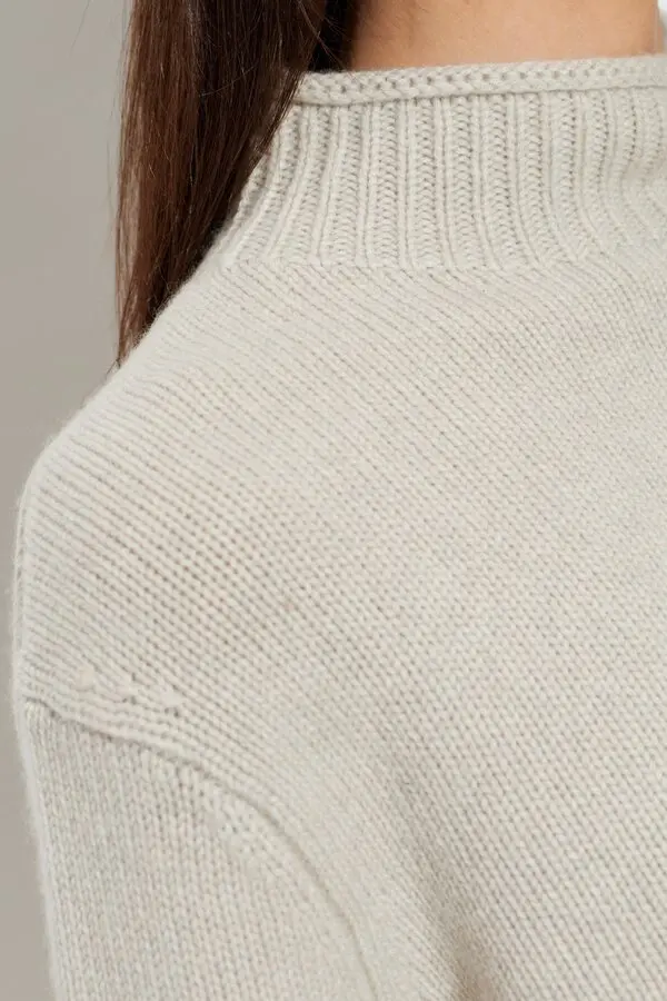 LISA YANG Nelsy Cashmere Sweater - Grey