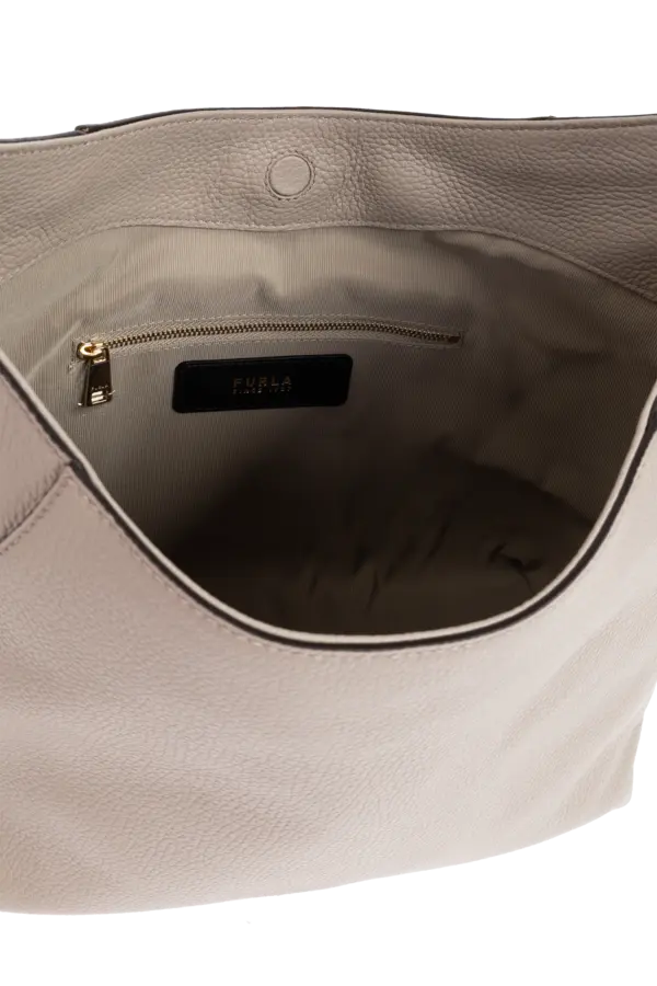 Furla Lara M Shoulder Bag - Grey