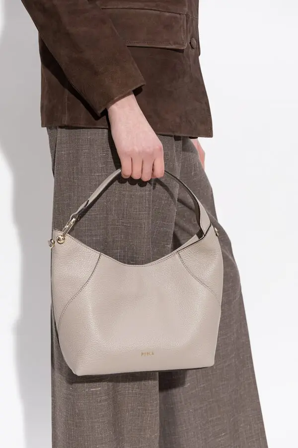Furla Lara S Shoulder Bag - Grey