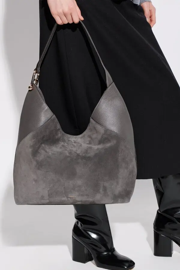Furla Lara L Shopper Bag - Grey