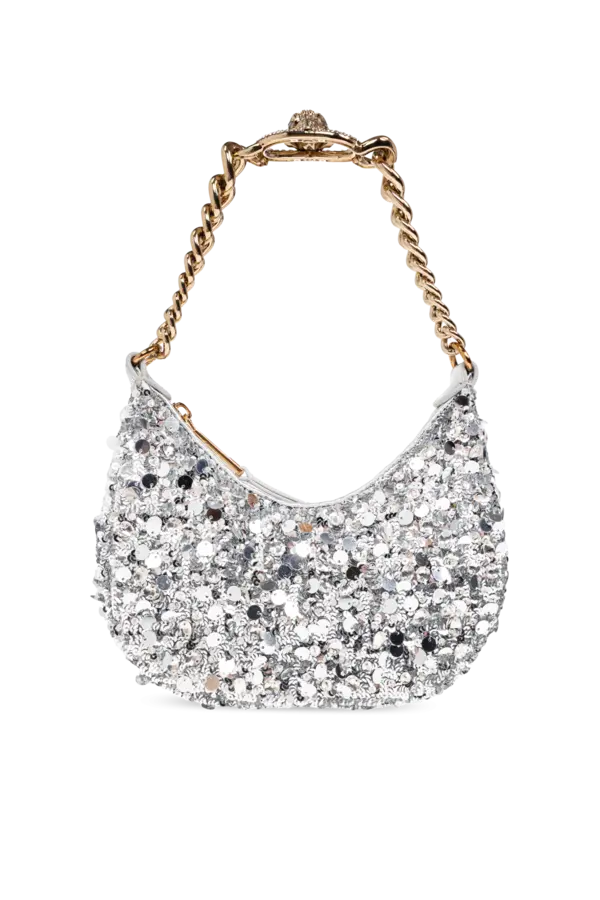 Kurt Geiger Small Chelsea Chain Handbag - Silver