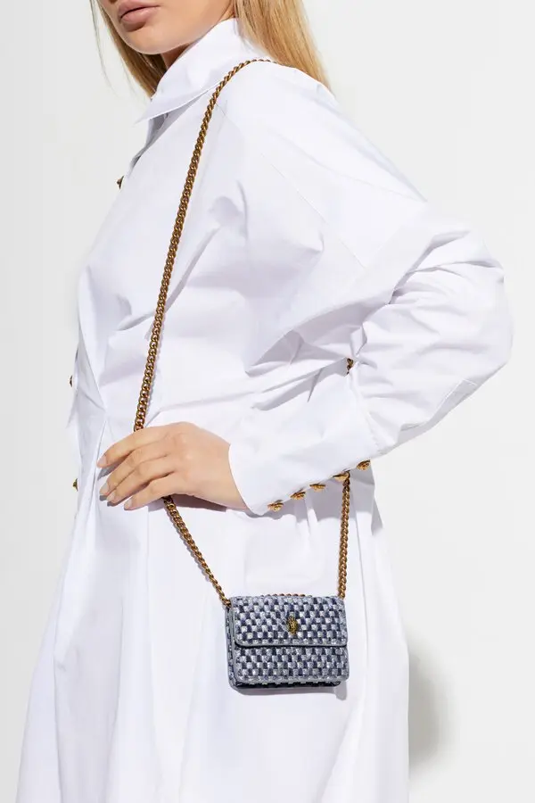 Kurt Geiger Micro Kensington Shoulder Bag - Blue