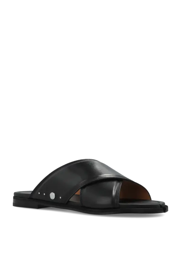 MAISON MARGIELA Leather Tabi Slides