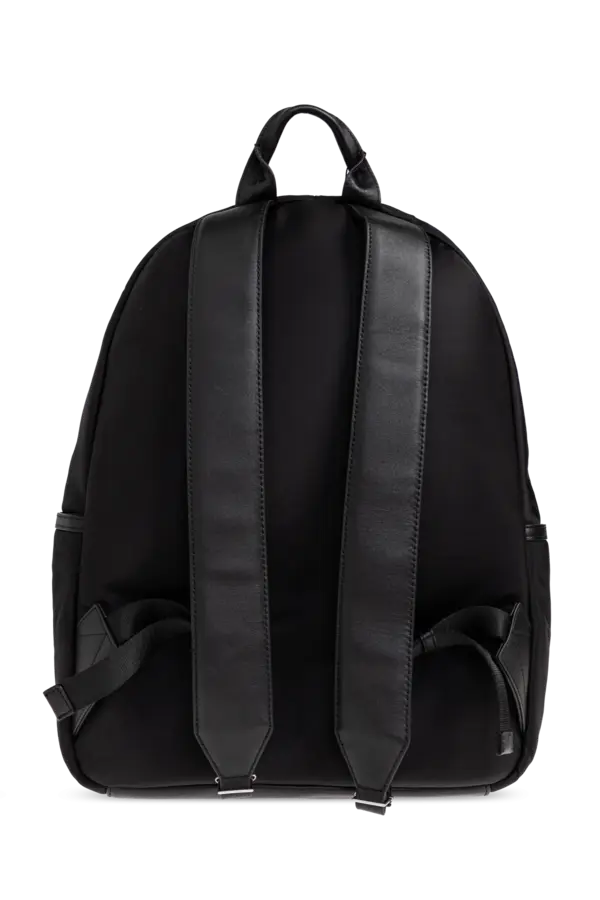 AMI Paris Logo Backpack - Black