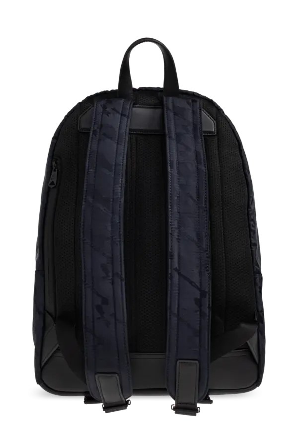 Paul Smith Backpack With Logo Patch - Navy Blue