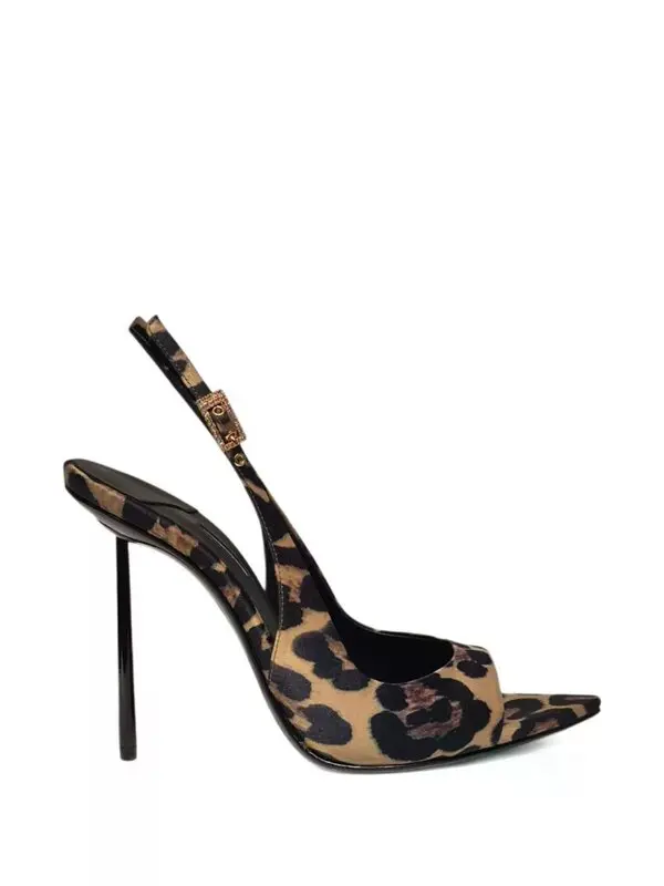 LE SILLA Leopard-print Heeled Sandals