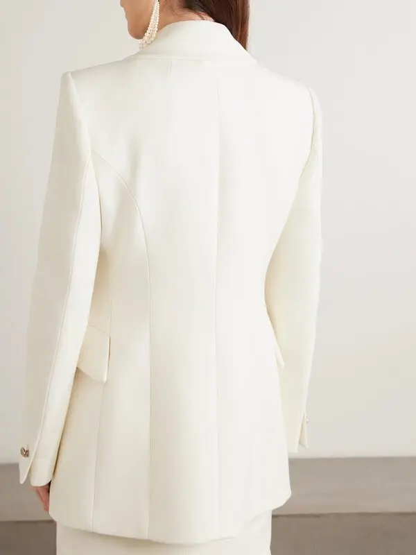 Alessandra Rich Double-breasted Wool Blazer