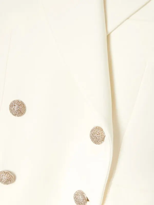 Alessandra Rich Double-breasted Wool Blazer