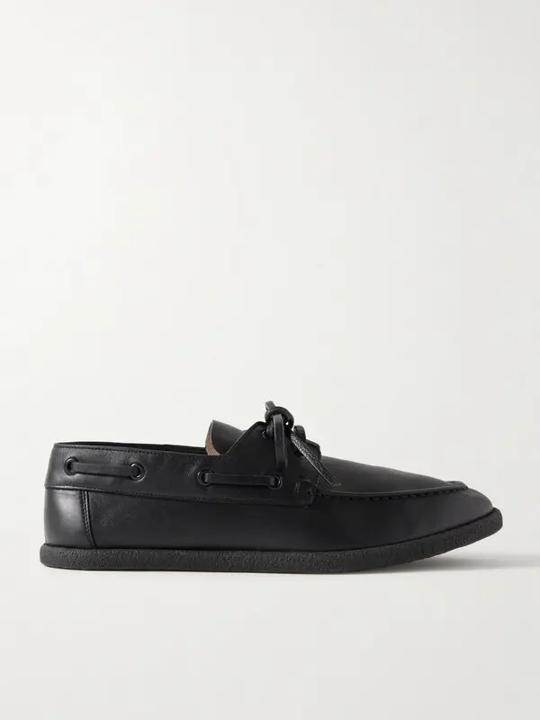 THE ROW Novus Sailor Leather Loafers