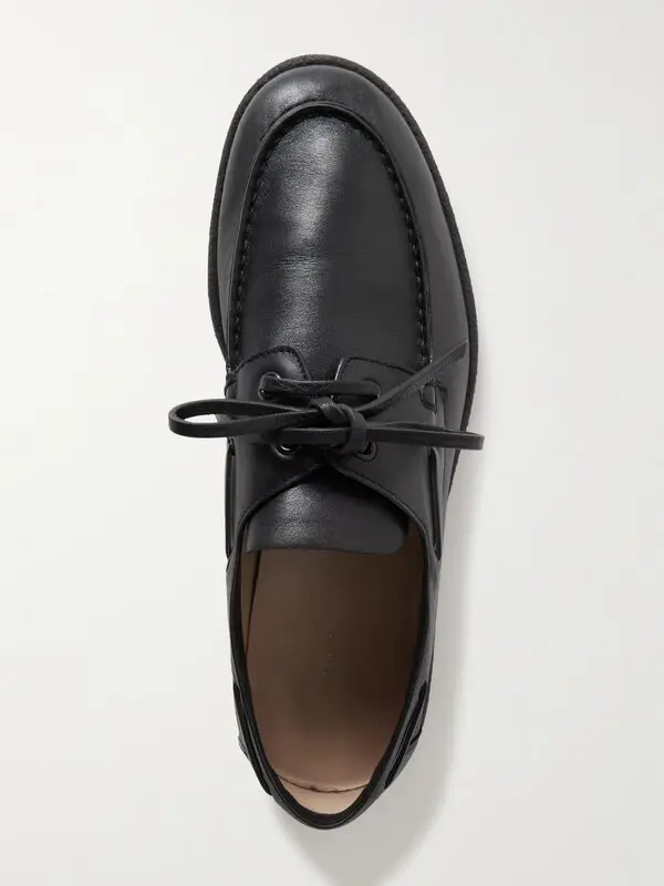 THE ROW Novus Sailor Leather Loafers