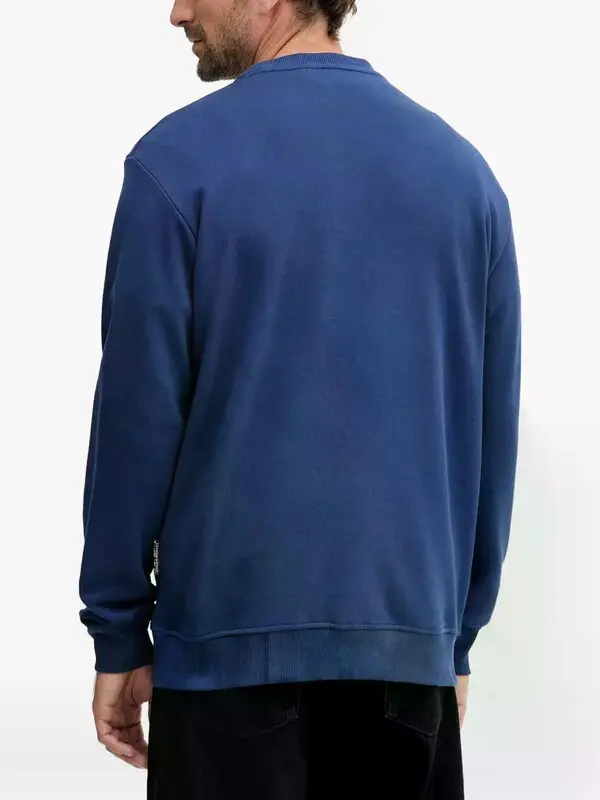 Just Cavalli Logo-patch Crew-neck Sweatshirt