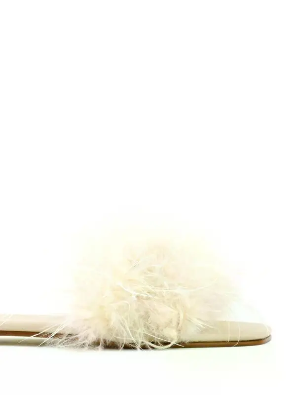 PAUL WARMER Feather Sandals