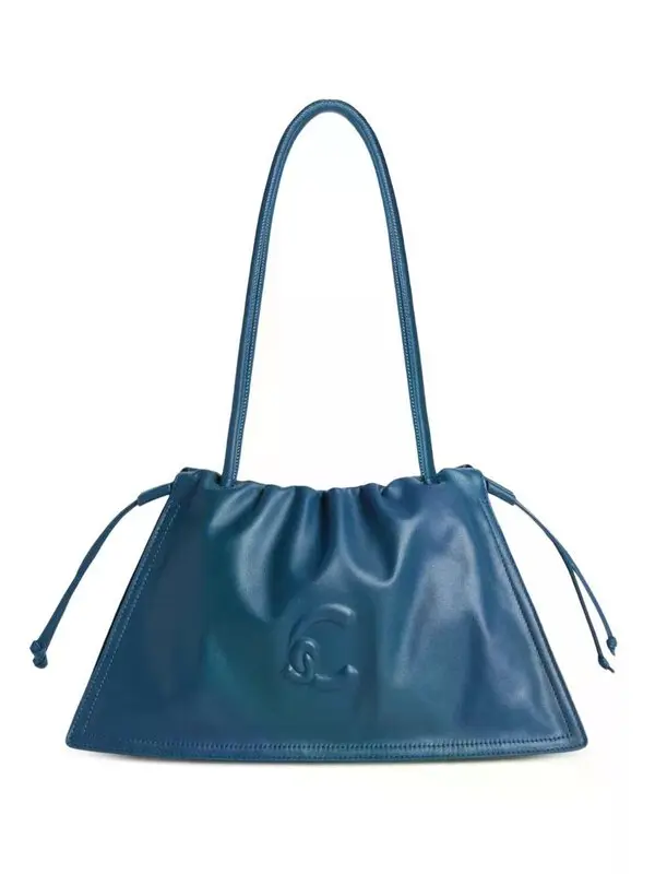 COCCINELLE Dulse Logo-embossed Shoulder Bag - Blue