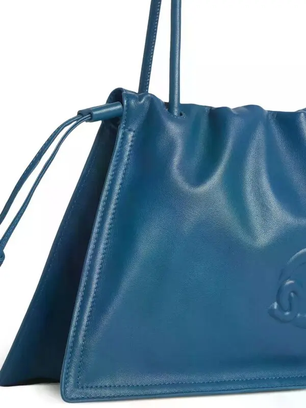 COCCINELLE Dulse Logo-embossed Shoulder Bag - Blue
