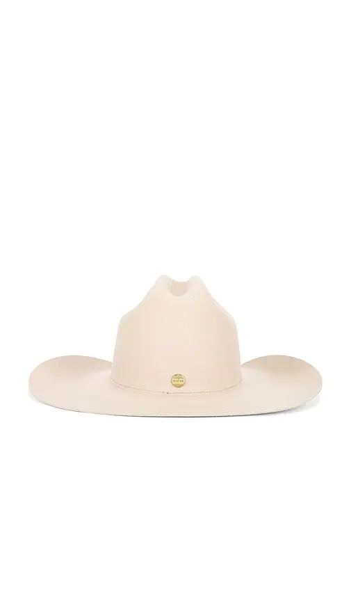 Gigi Pip Teddy Cowboy Hat - Cream