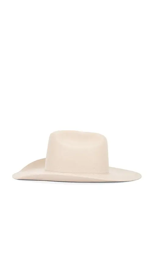 Gigi Pip Teddy Cowboy Hat - Cream