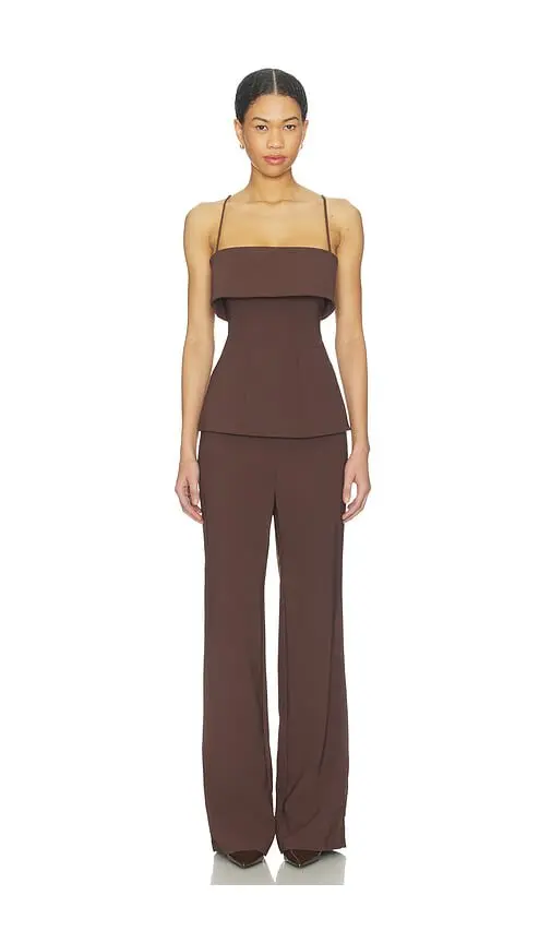 LOVERS AND FRIENDS Kira Jumpsuit - Brown