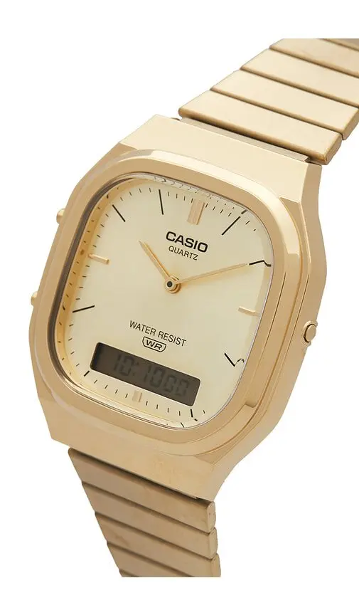 Casio Aq240 Series Watch - Gold
