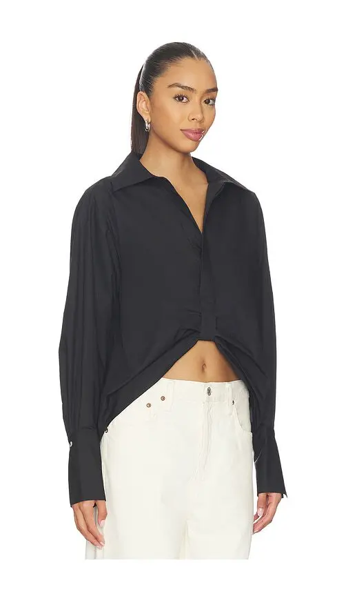 HEVRON Paola Top - Black