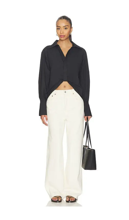 HEVRON Paola Top - Black
