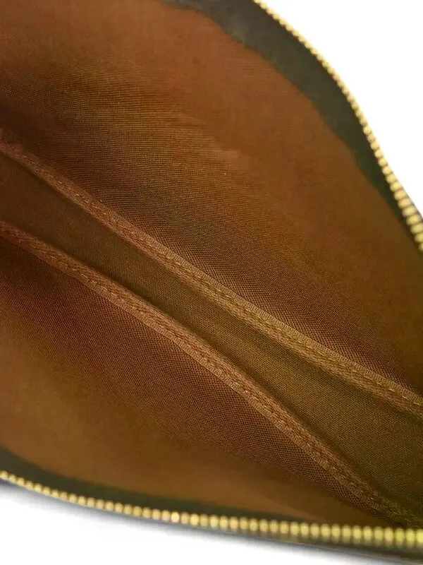 LOUIS VUITTON 2004 Monogram Panda Pochette Accessoires Shoulder Bag - Brown