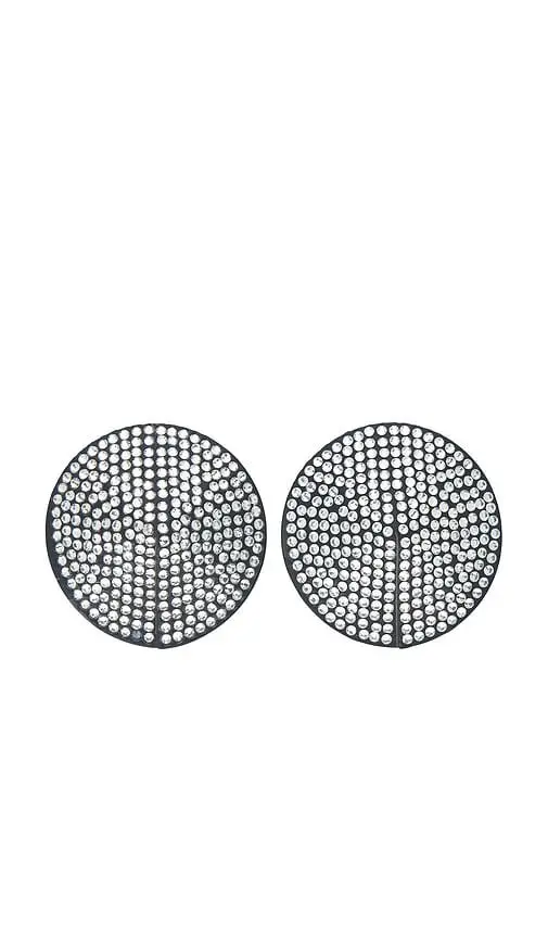 Bluebella Zenn Nipple Pasties - Black & Silver