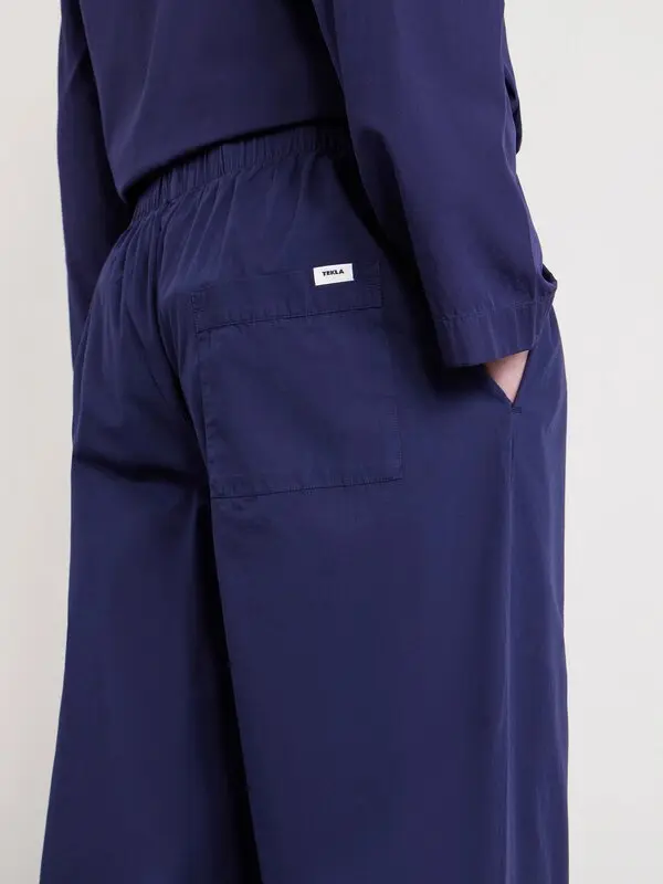TEKLA Straight-leg Organic Cotton-poplin Pyjama Trousers