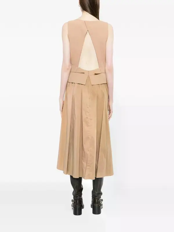 Karl Lagerfeld Belt-detail Midi Dress